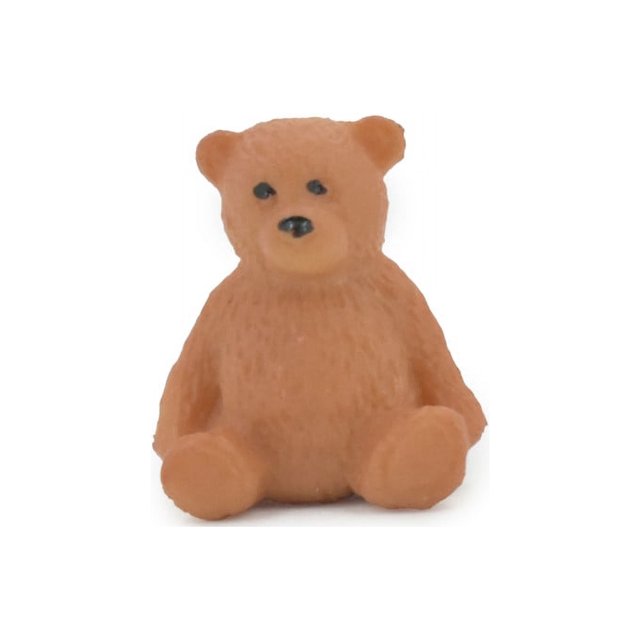 Bear, Baby Bear, Cub, Sitting, Hand Painted, Rubber Animal, Realistic ...