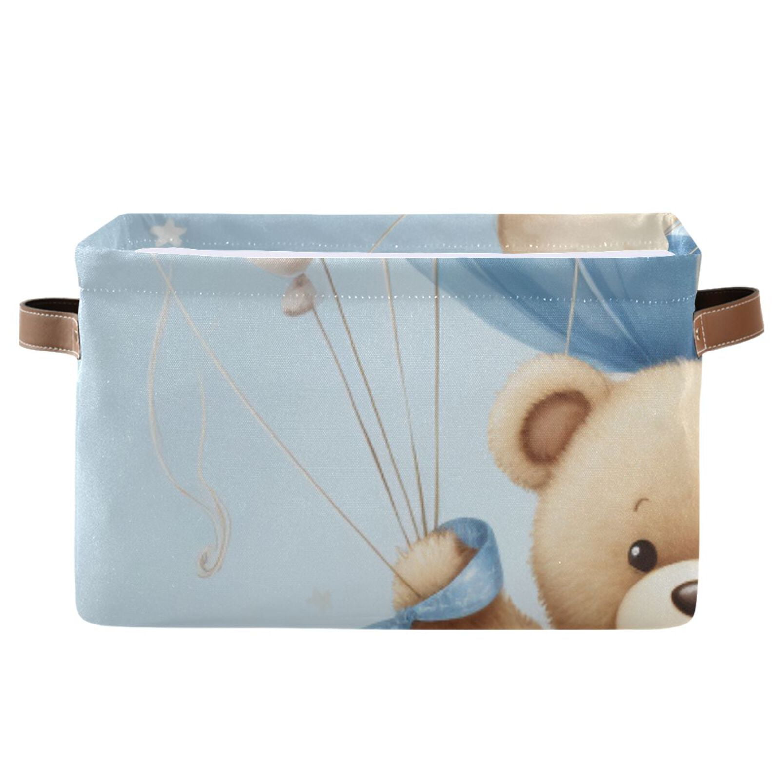 Bear Balloon Clouds Storage Bins Baskets With Handles Storage Box ...