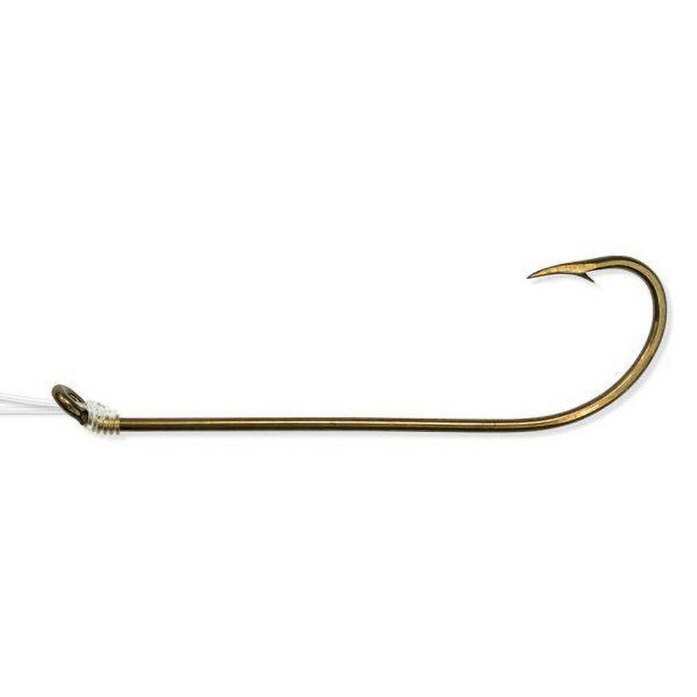 Bear Baw Lonk Shank Single Snell Hook - Gold - Walmart.com