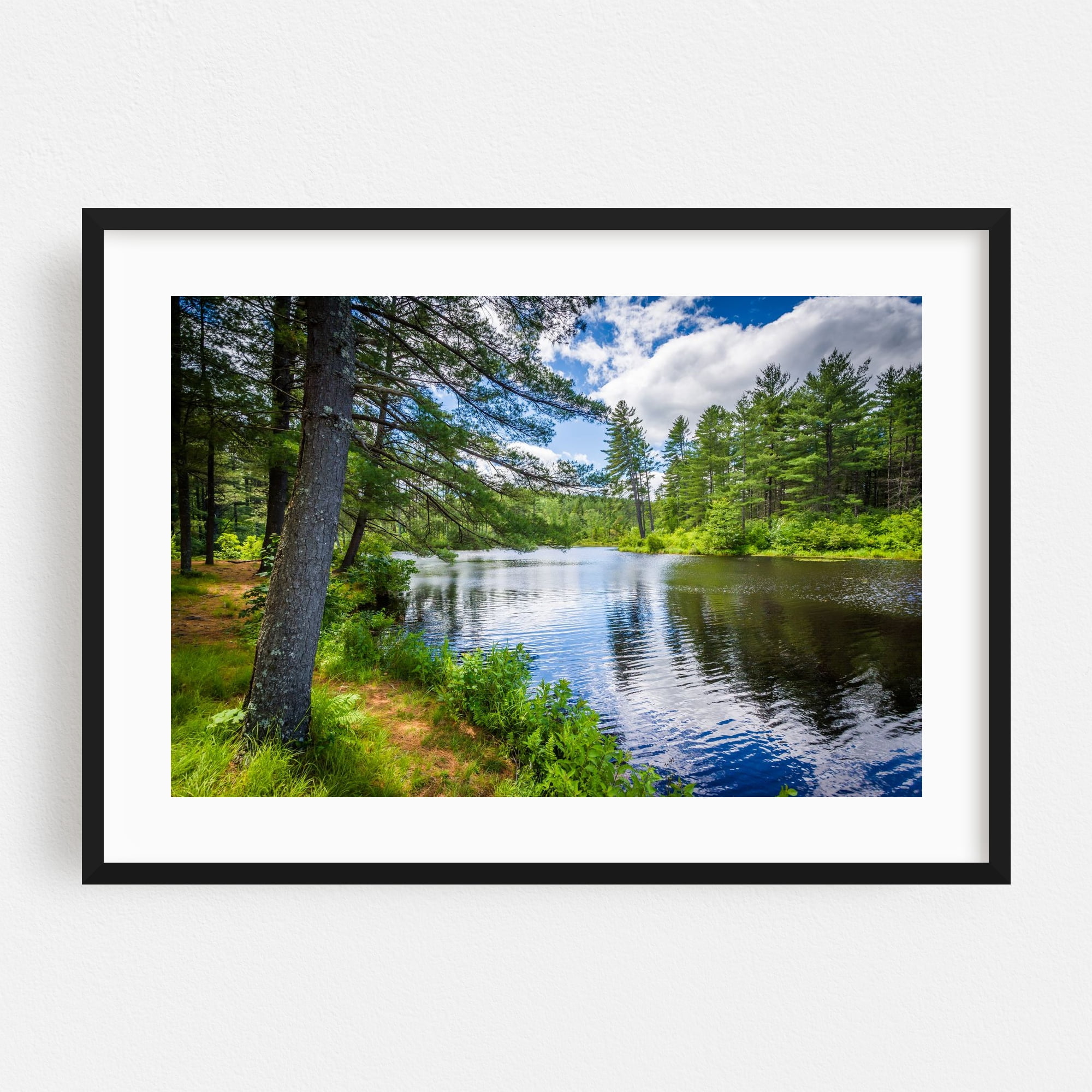 Bear Brook Reflections - New Hampshire Photography Black Framed Wall ...