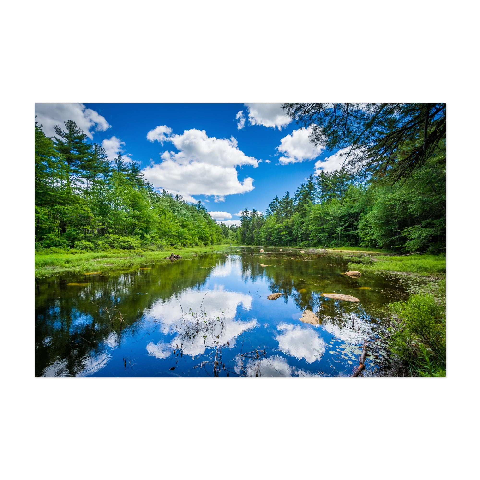 Bear Brook Reflections No. 2 - New Hampshire Photography Nature Forest ...