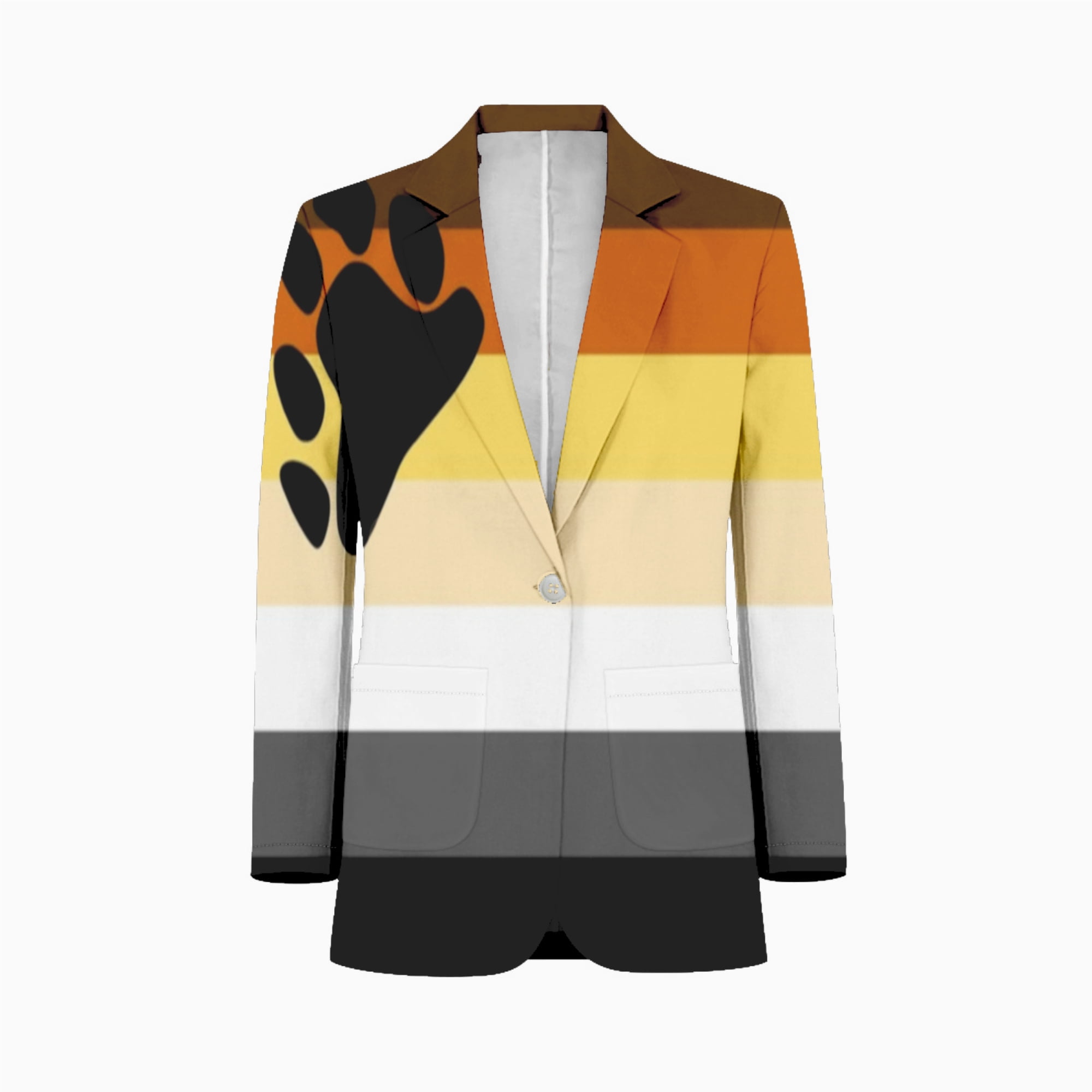 Bear Brotherhood Pride Flag Customized Men's Suits full man Shawl ...