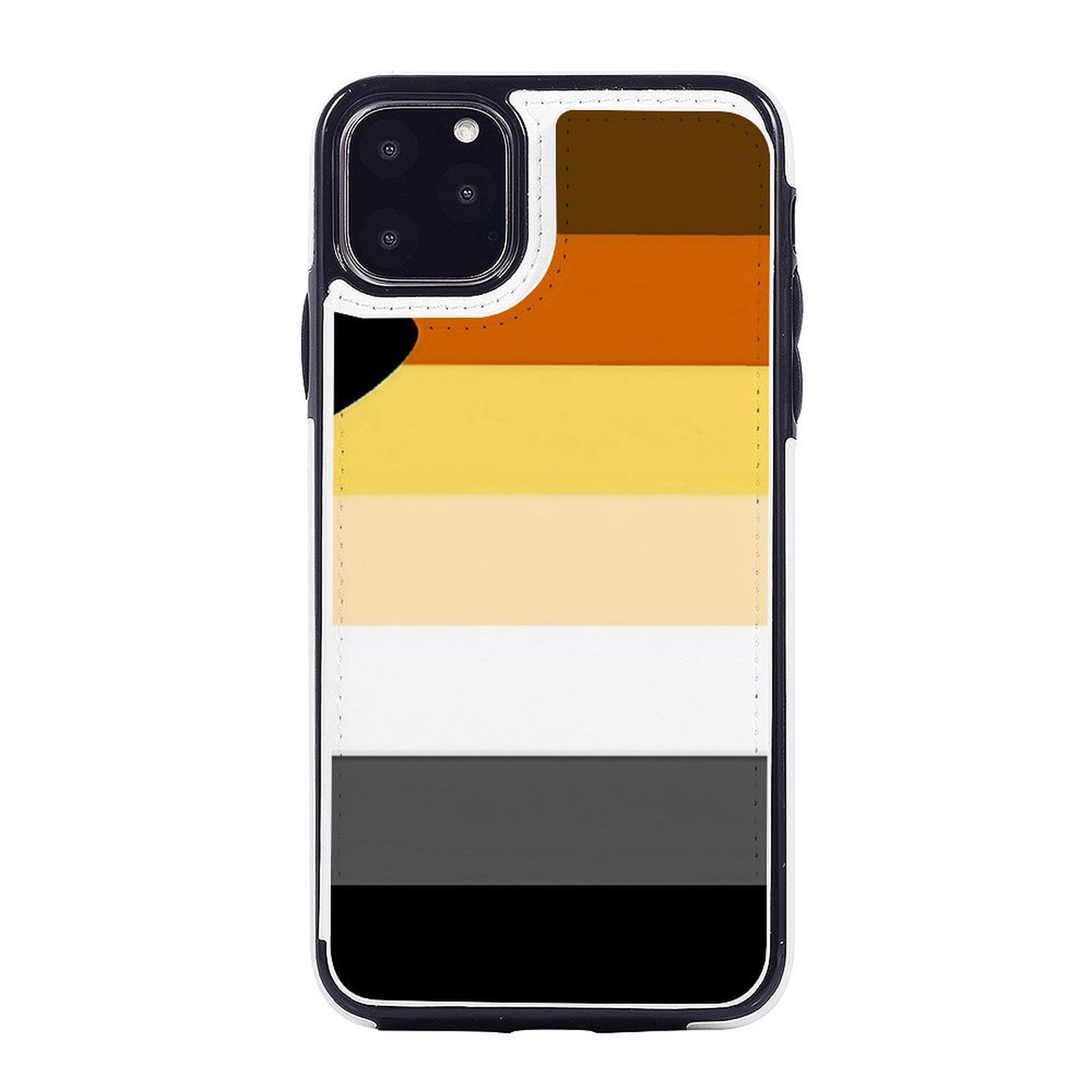 Bear Brotherhood Pride Flag Leather Wallet Case for iPhone 16 15 14 13 ...