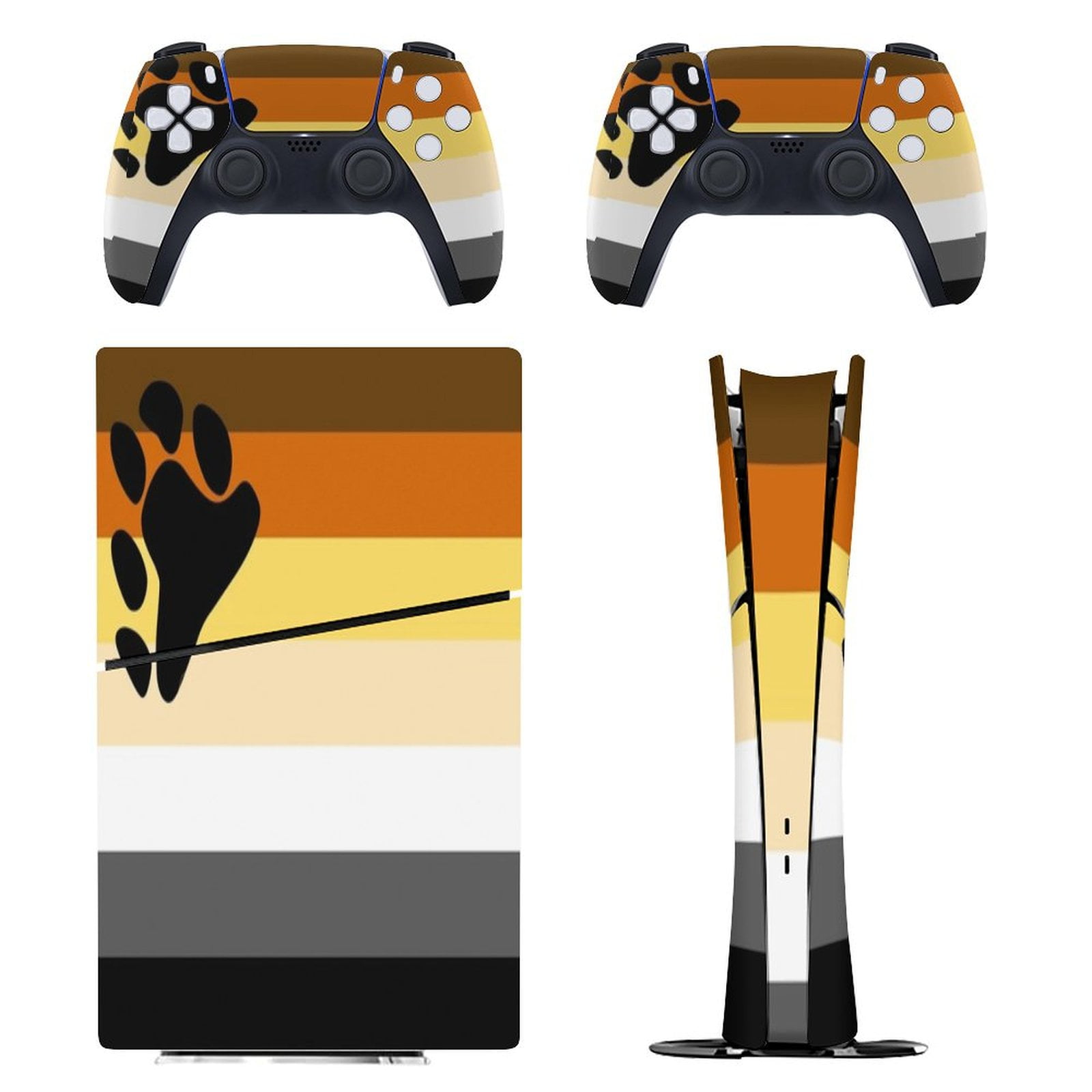 Bear Brotherhood Pride Flag PS5/PS5 Pro/PS5 Slim Digital Disc Skin ...