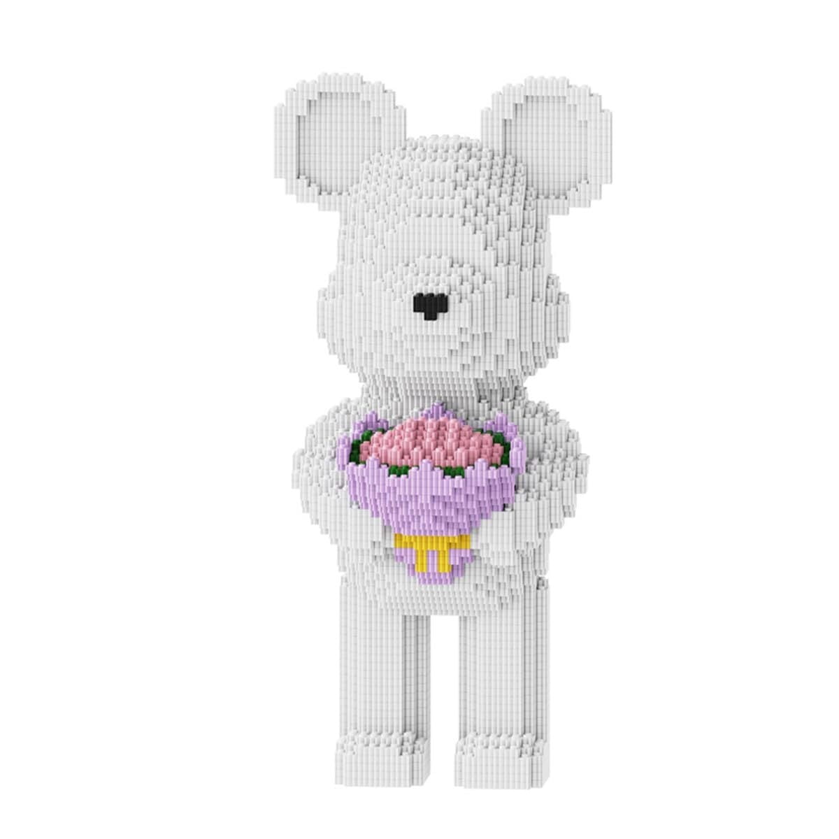 Bear Building Block Set Violence Building Blocks, White Bear Micro ...