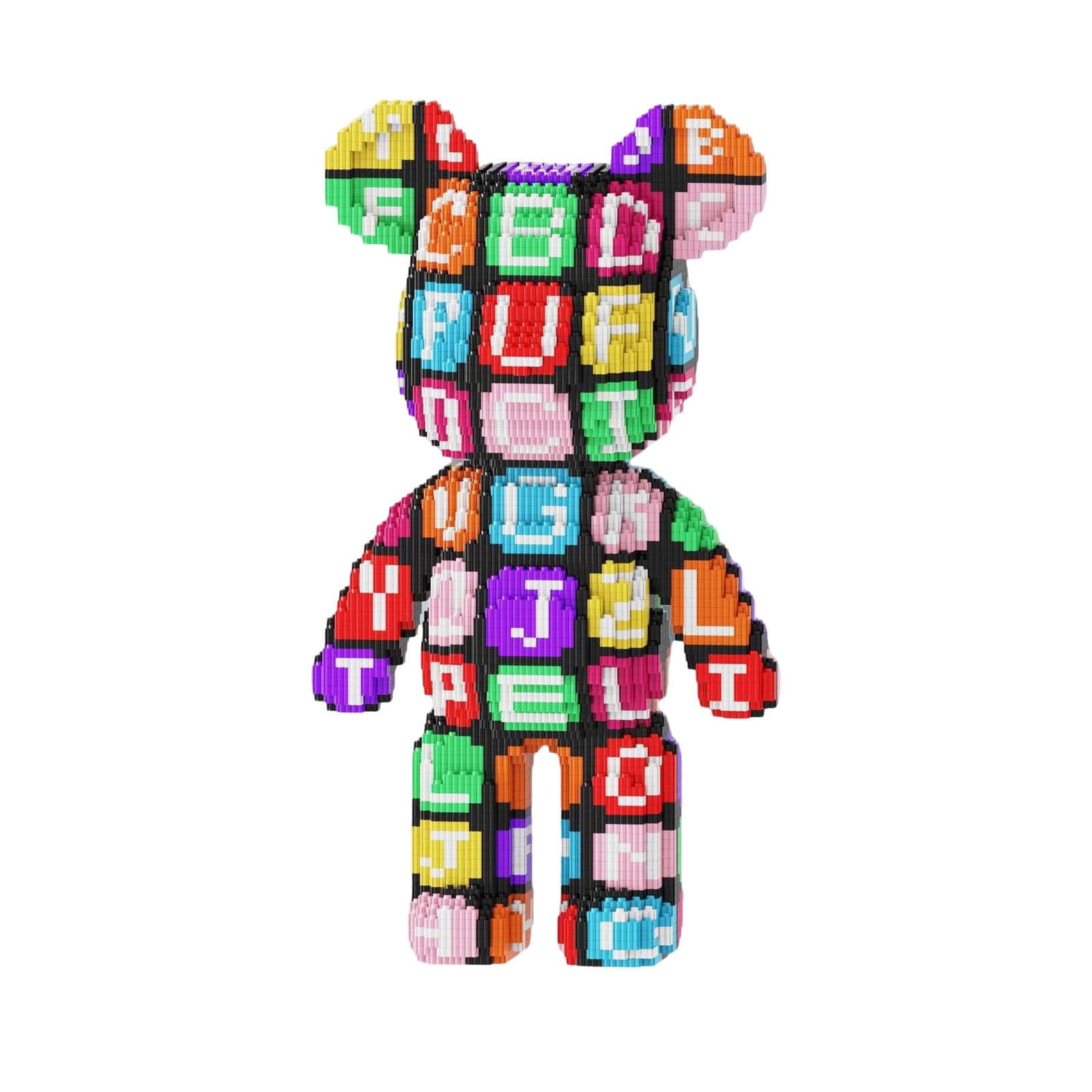 Bear Building Blocks Bear | Display Model | Micro Blocks | Micro 3D ...