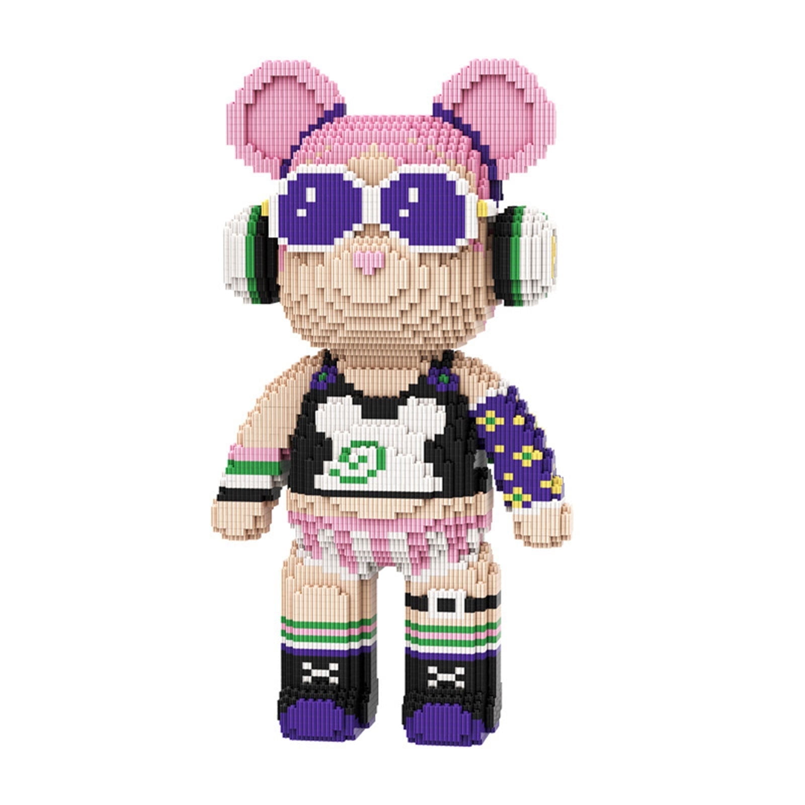 Bear Building Blocks Bear | Display Model | Micro Blocks | Micro 3D ...