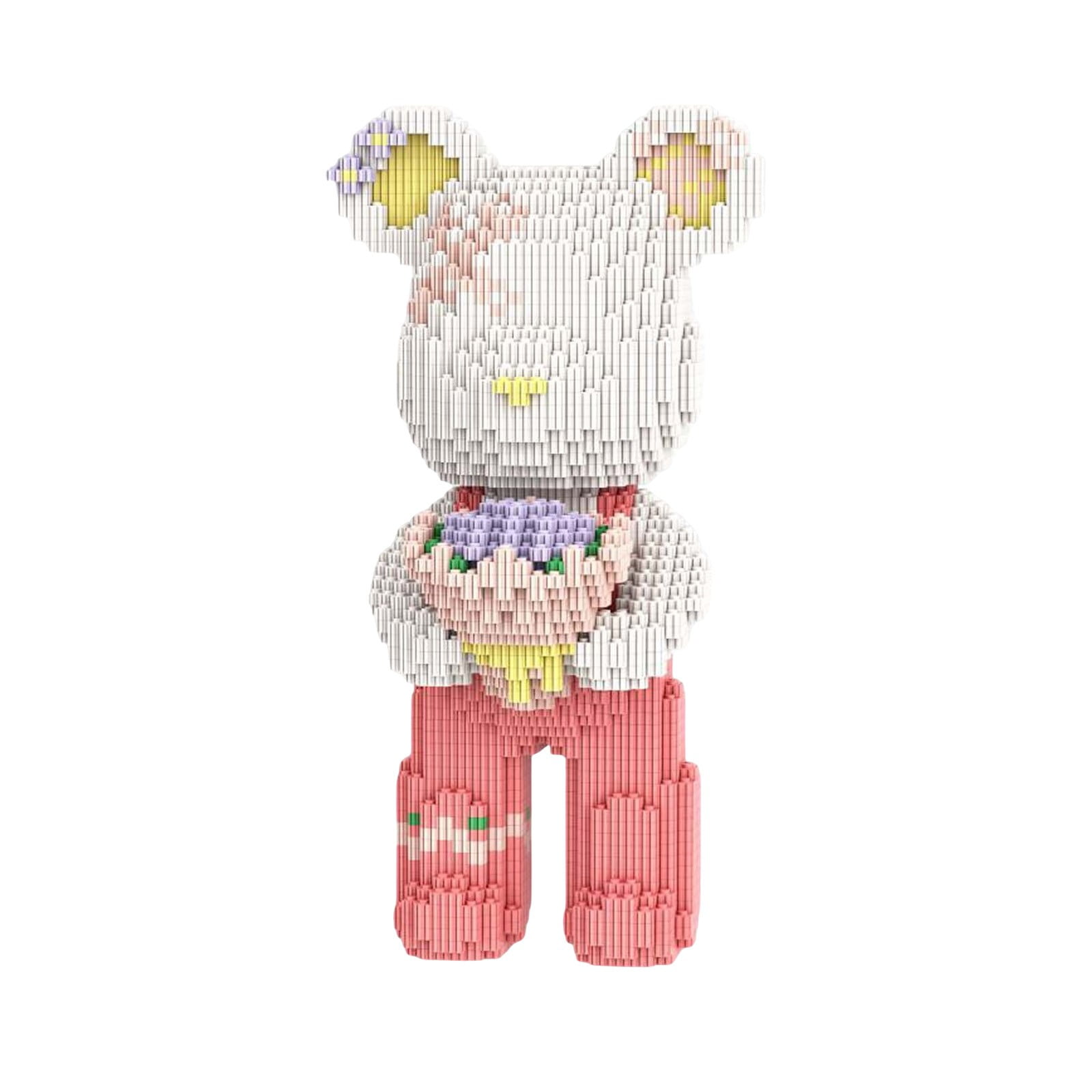 Bear Building Blocks Bear | Display Model | Micro Blocks | Micro 3D ...