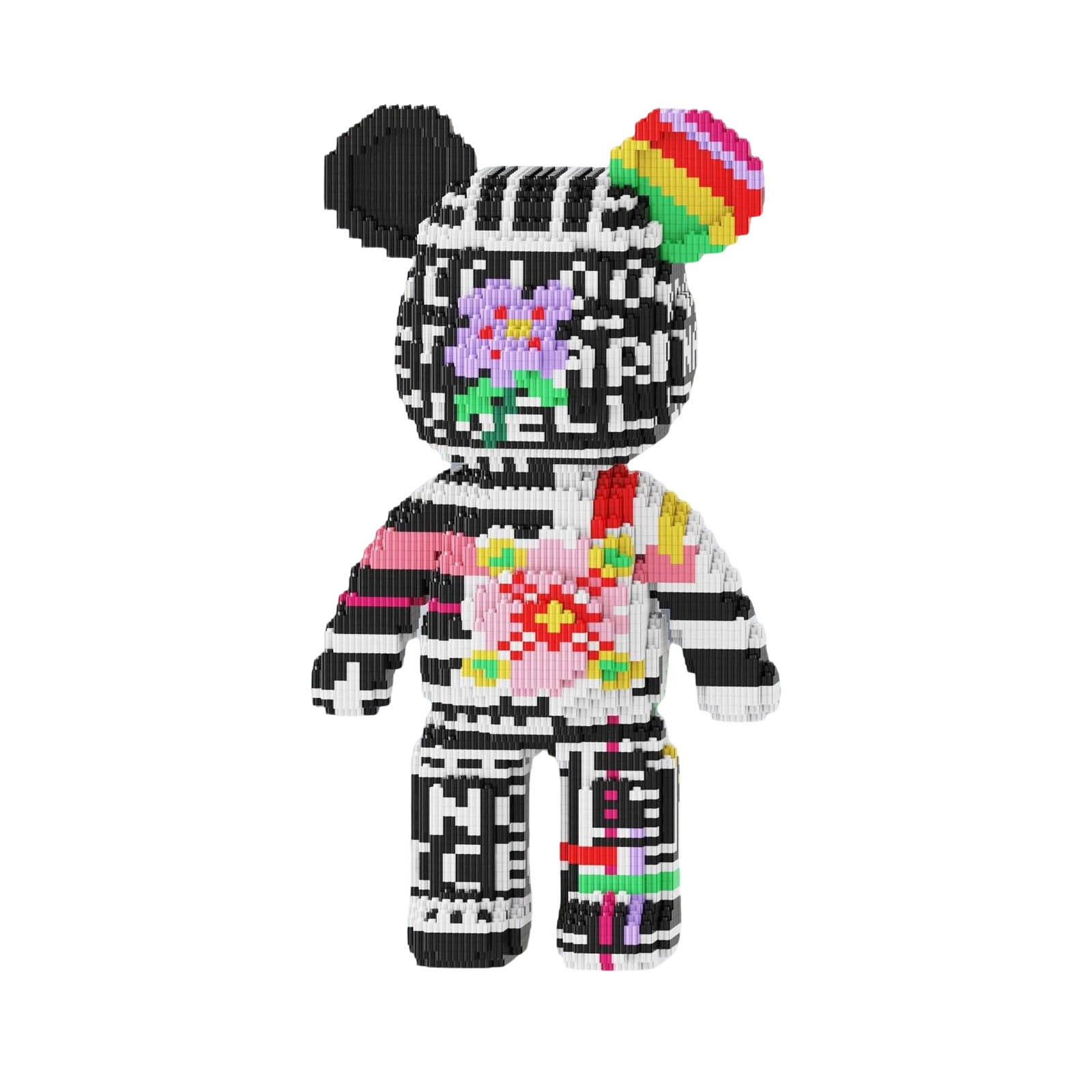 Bear Building Blocks Bear | Display Model | Micro Blocks | Micro 3D ...