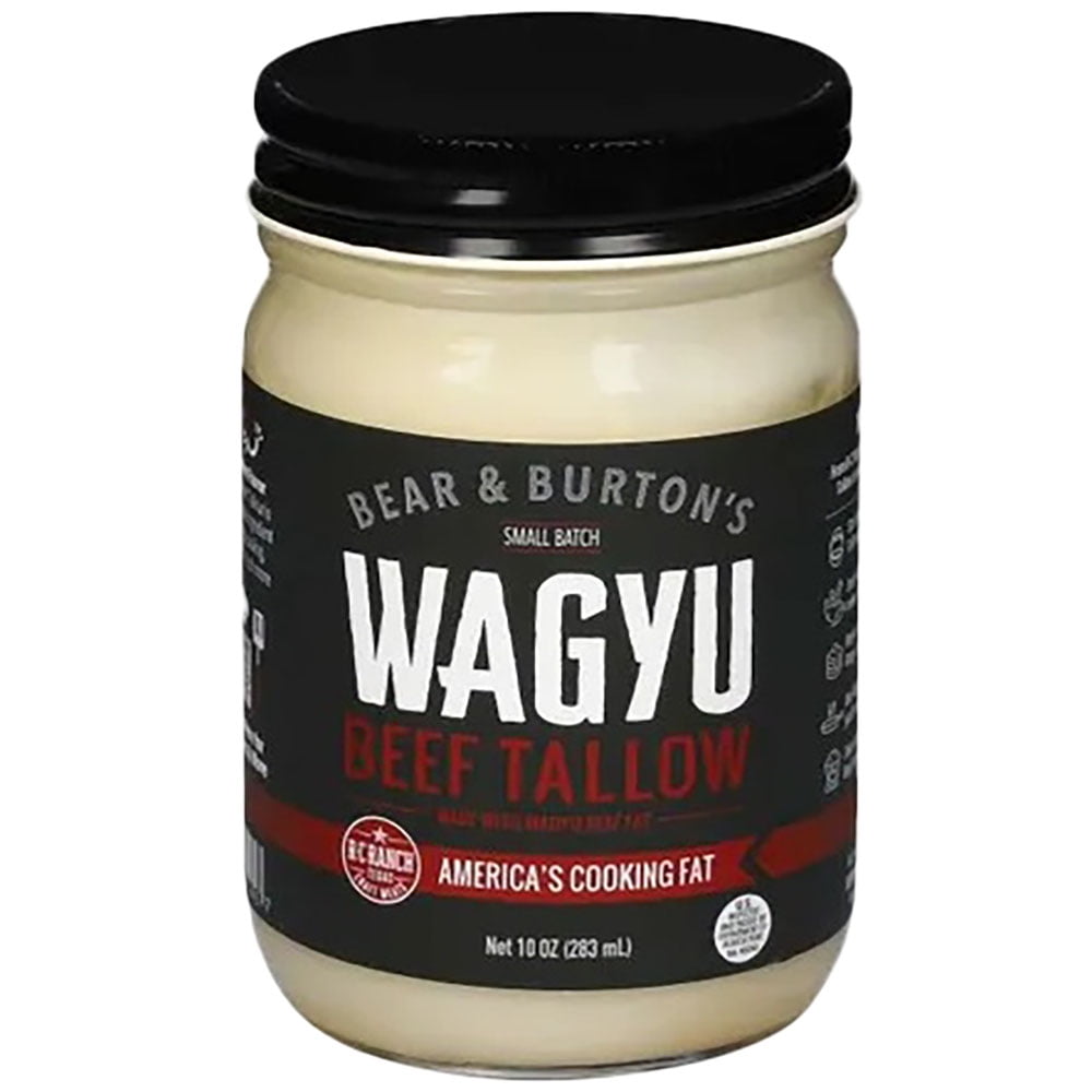 Bear & Burton's Beef Tallow, Wagyu, 10 oz Jar - Walmart.com