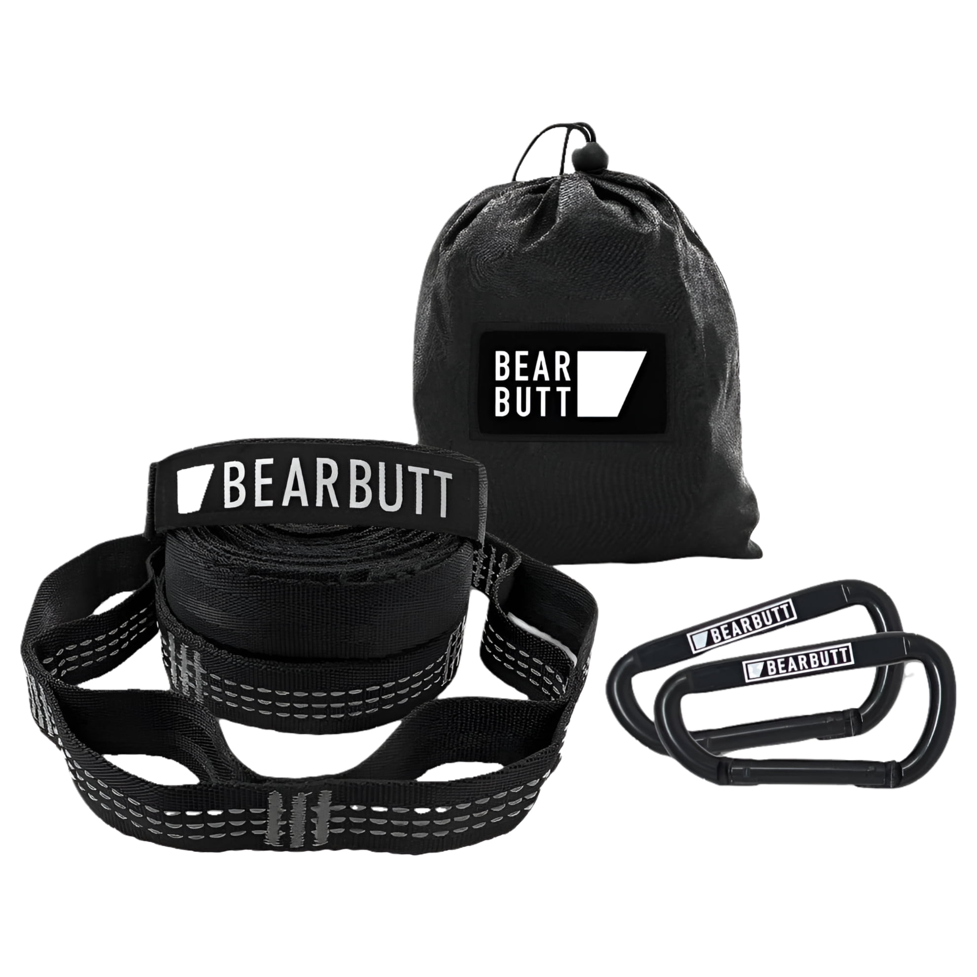 Bear Butt Kodiak Hammock Straps - 20ft, 1000lbs Capacity, Easy Setup ...