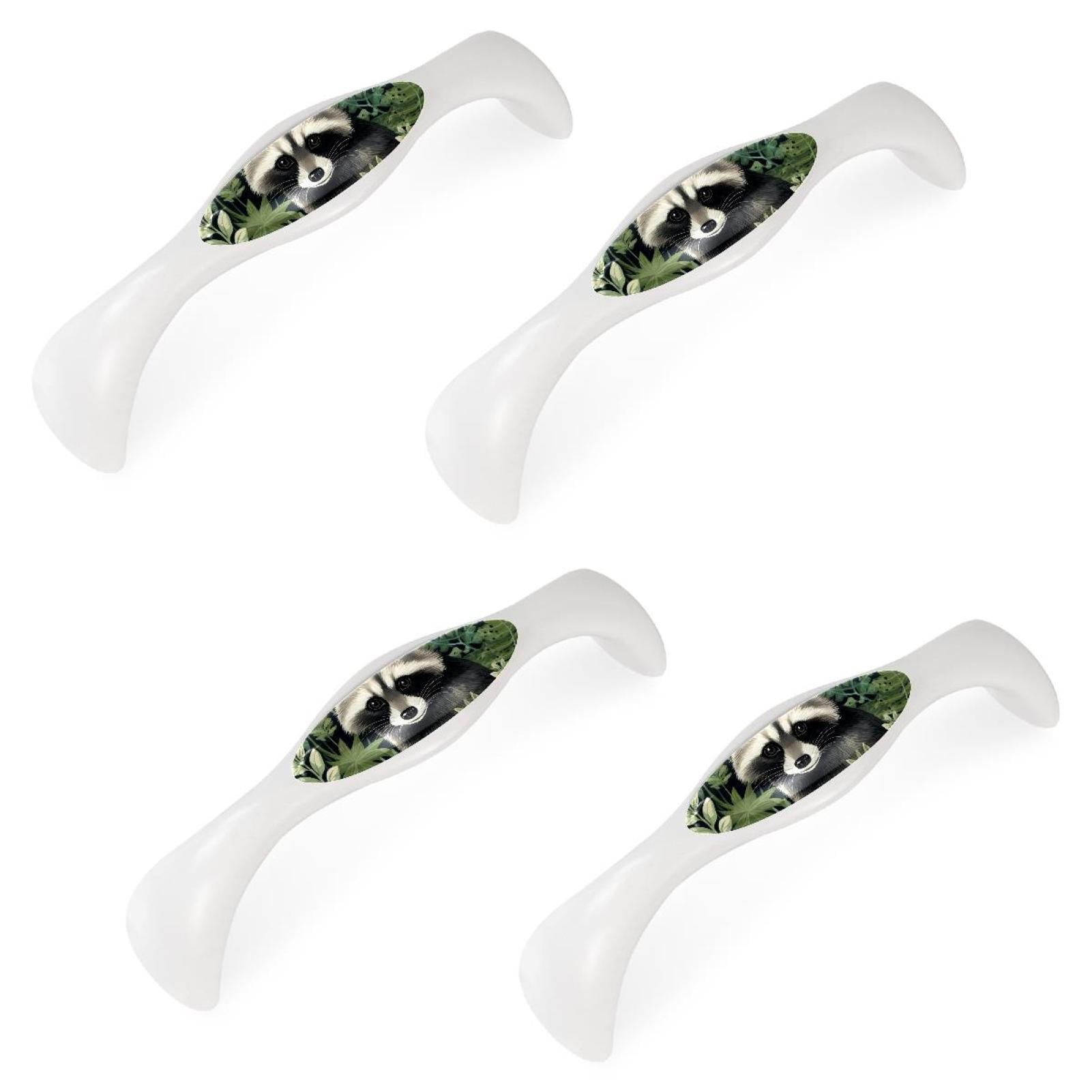 Bear Cabinet Pulls Knobs 4 Pack Cabinet Handles Kitchen Hardware ...