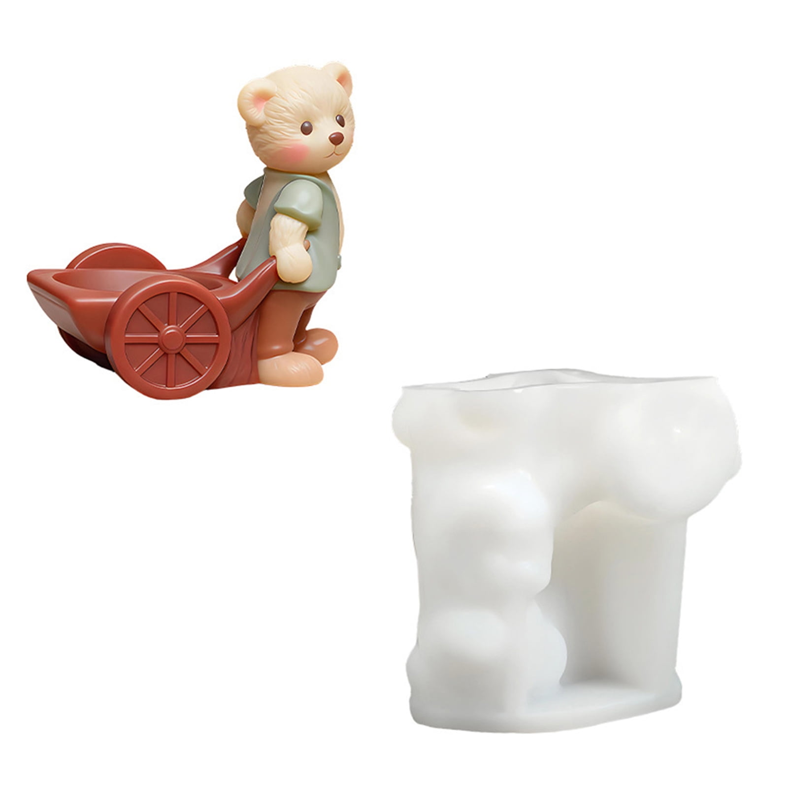 Bear Cart Silicone Molds Grade Silicone for Resin Casting Making ...