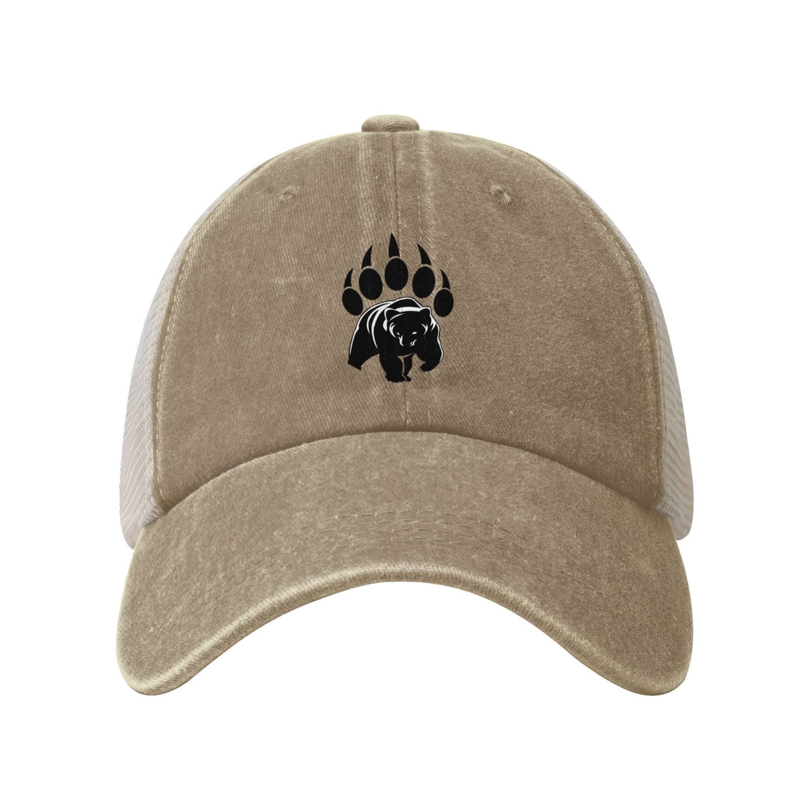 Bear Claw Logo Unisex Cowboy Mesh Baseball Cap Adjustable Vintage ...