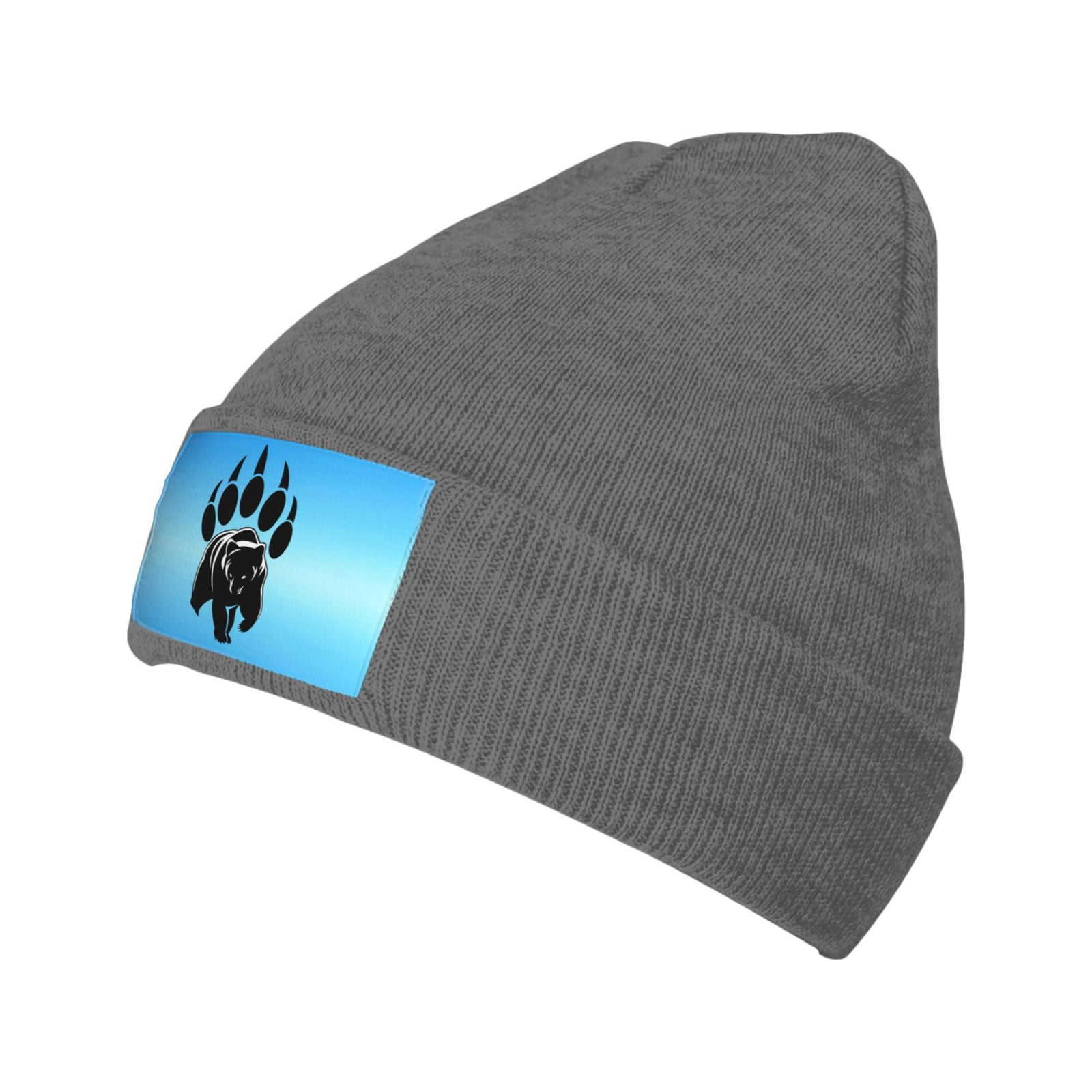 Bear Claw Logo Unisex Knitted Hats Fashionable Autumn And Winter Warm ...