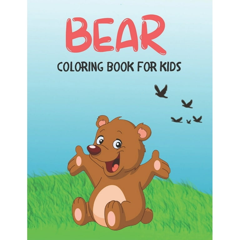 blue bear coloring pages