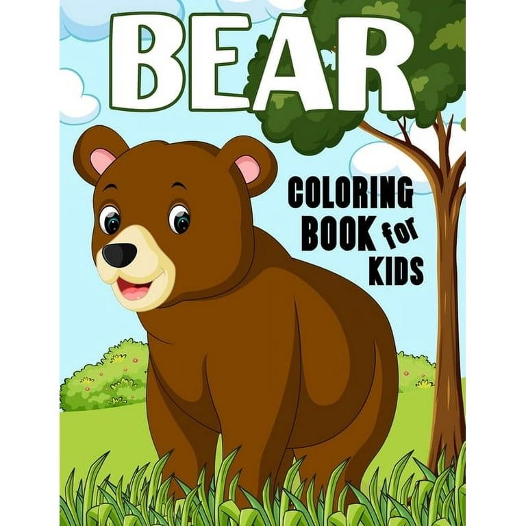 coloring book pages bear