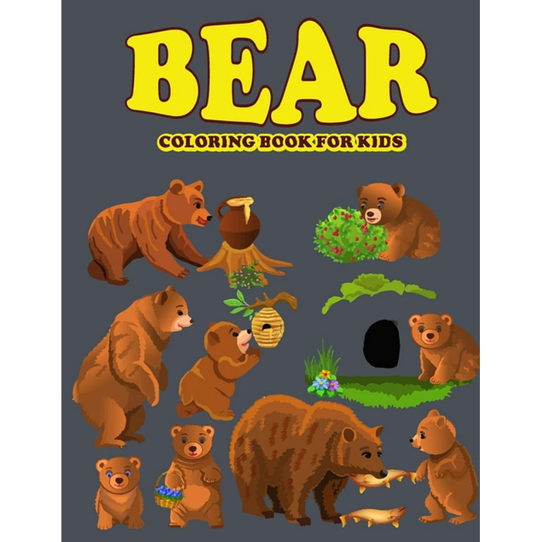 coloring pages brown bear