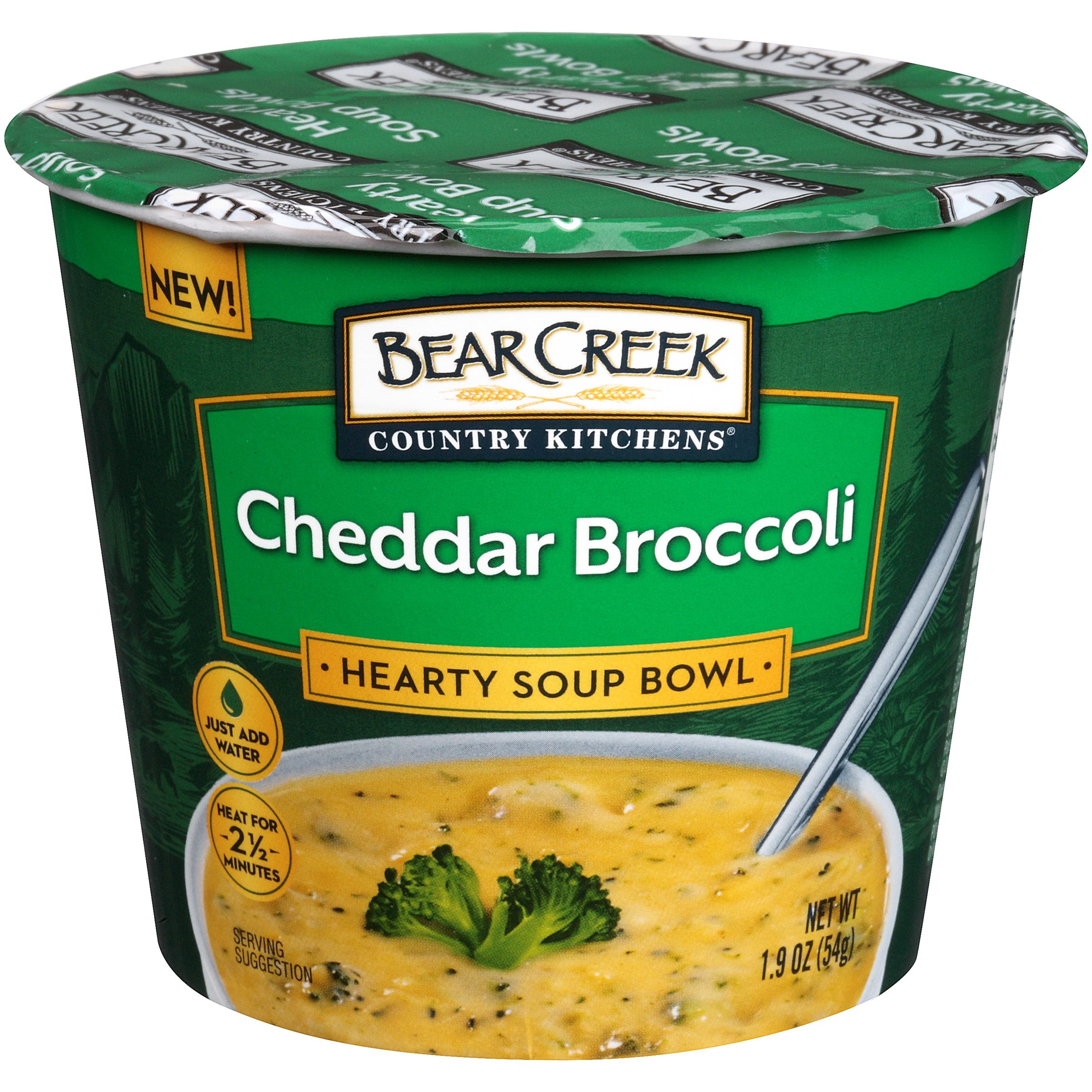 Bear Creek Country Kitchens Cheddar Broccoli Soup Bowl, 1.9 oz ...