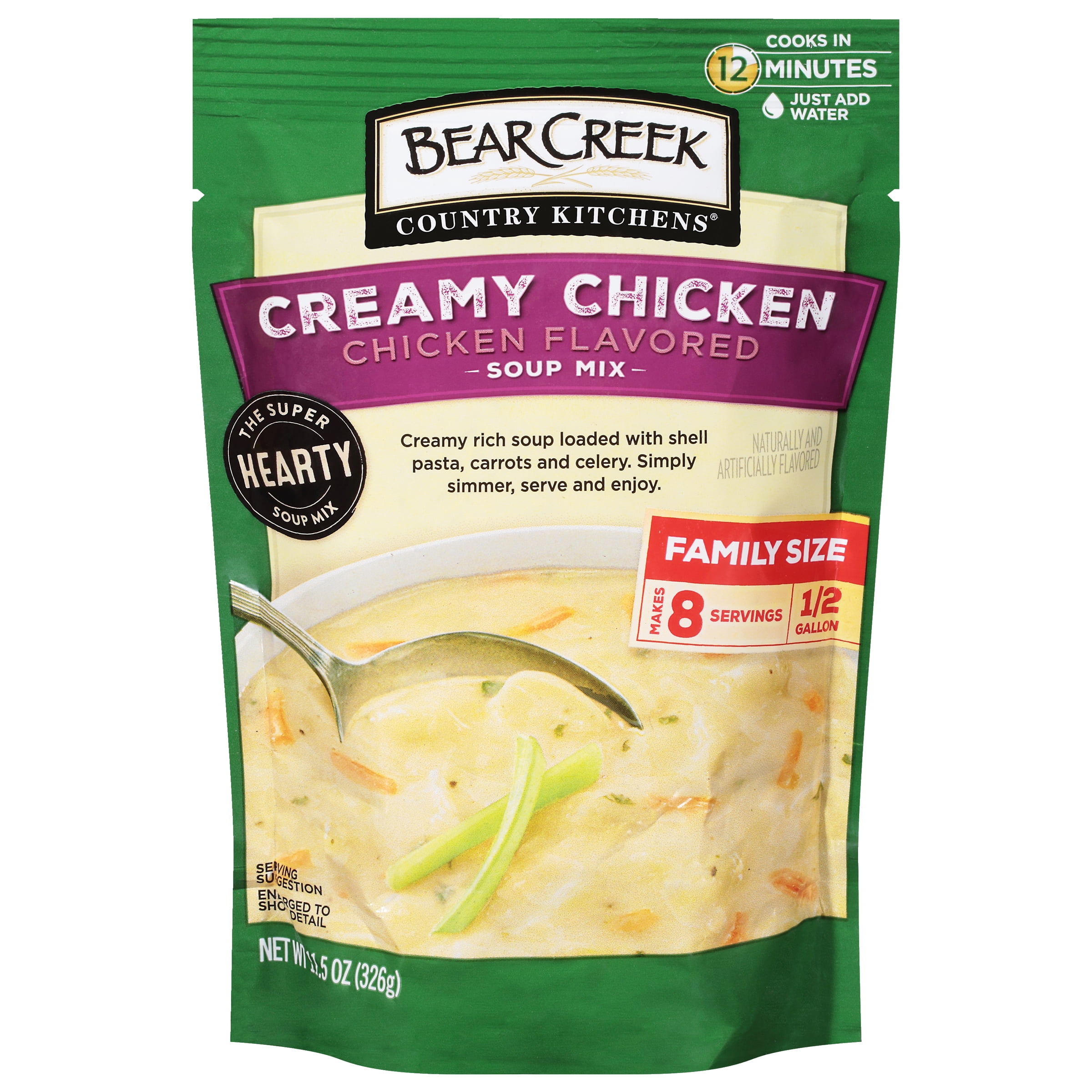 Bear Creek Country Kitchen Creamy Chicken Soup Mix, 8 Serving, 11.5 oz ...