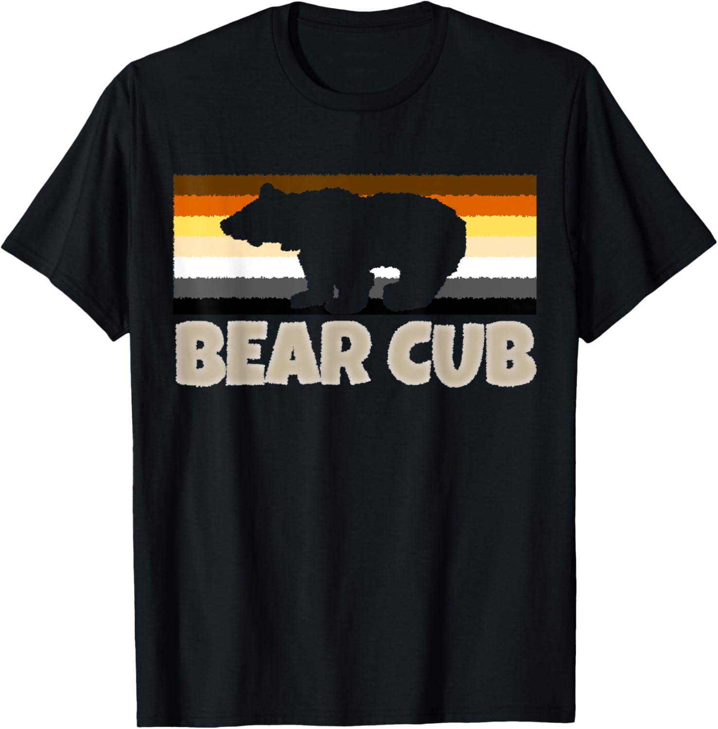 Bear Cub Gay Pride Flag Colors Culture LGBT Young Men Tshirt - Walmart.com