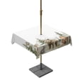 Bear Deer Fox Rabbit Square Outdoor Tablecloth with Umbrella Hole ...