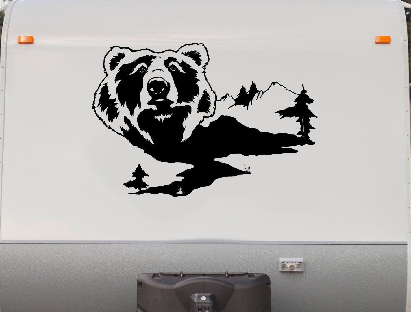 Bear Den Mountains RV Camper 5th Wheel Motor Home Vinyl Decal Sticker ...
