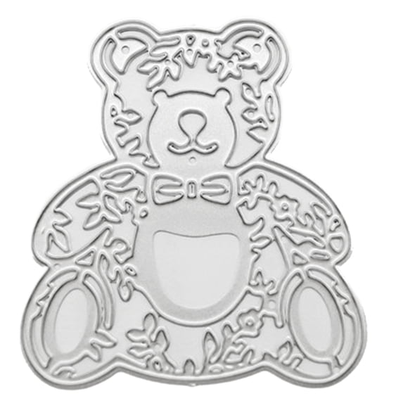 Bear Die Cuts Metal Cutting Dies Embossing Template Christmas Party ...
