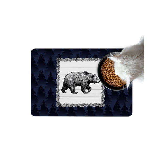 Bear Doormat Non Slip Diatomaceous Earth Door Mat Absorbent Quick Dry ...