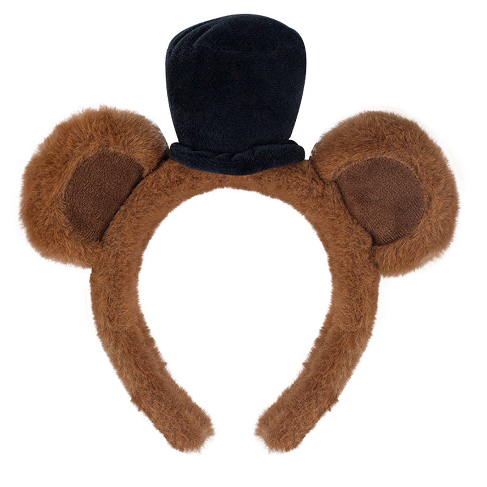 Bear Ear Hairhoop Lovely Cartoon Plush Hairband Holiday Party Props ...