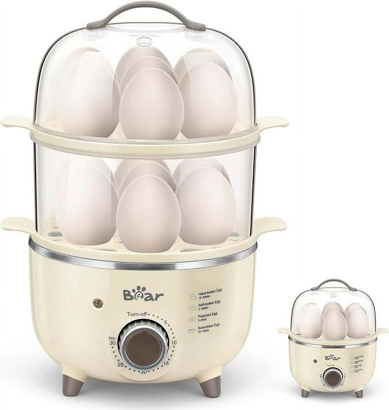 Bear Egg Cooker, Electric Egg Cooker, 14 Egg Capacity, Auto Shut-Off ...