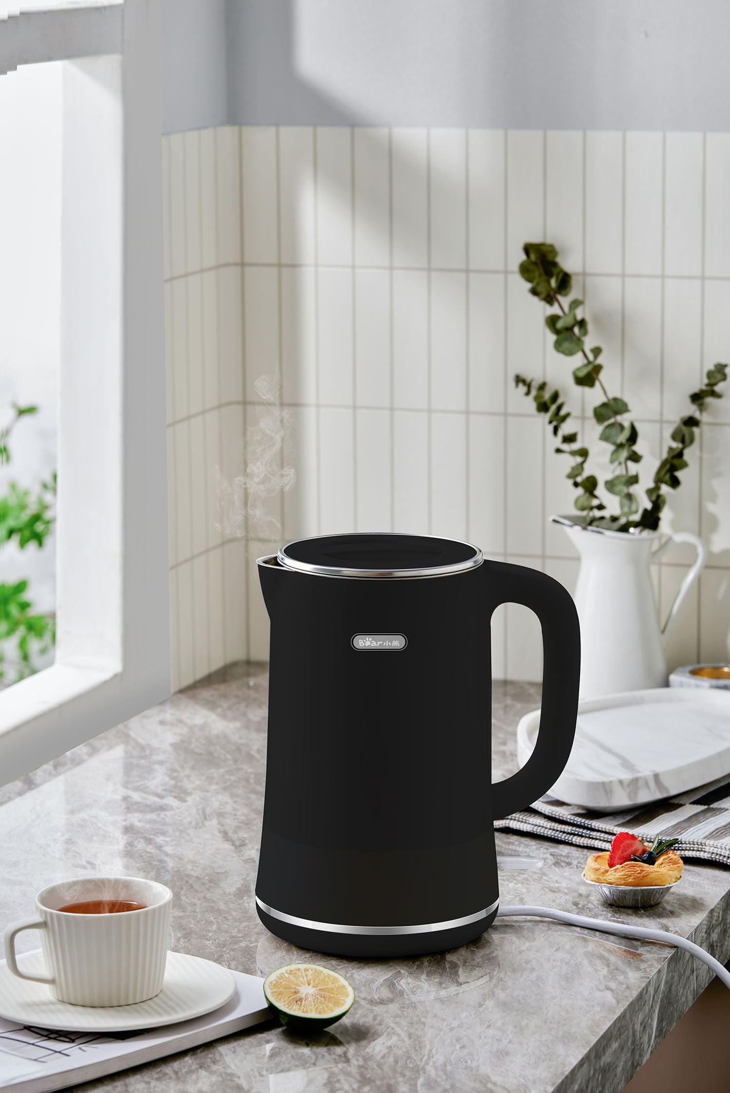 Bear Electric Kettle, Tea Kettle,1.7L, Fast boiling with 304 S/S Inner ...
