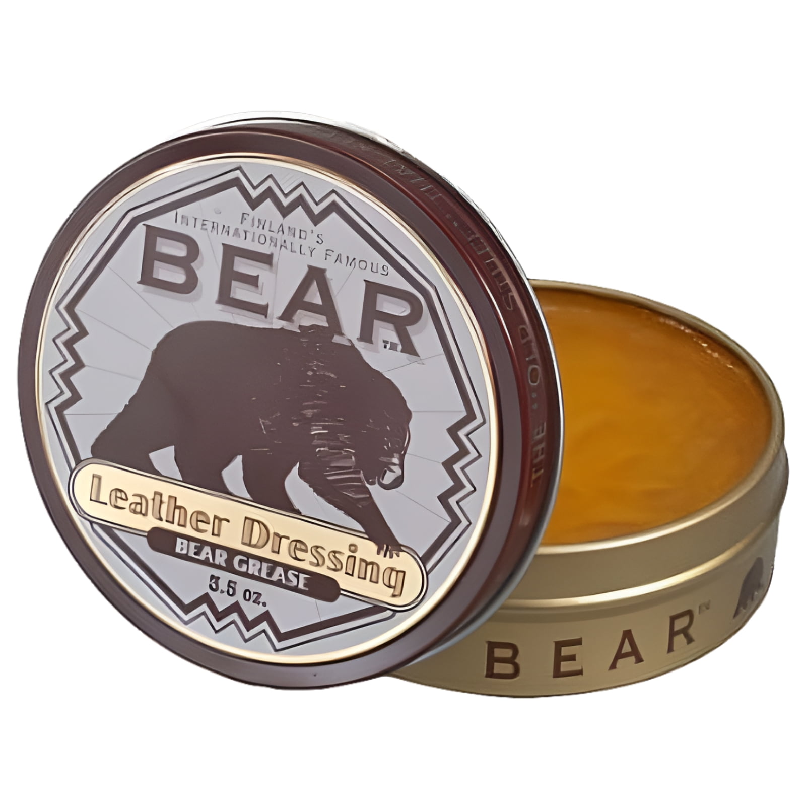 Bear Grease Leather Conditioner, Waterproofing, Polishes, Restores, 3.5 ...
