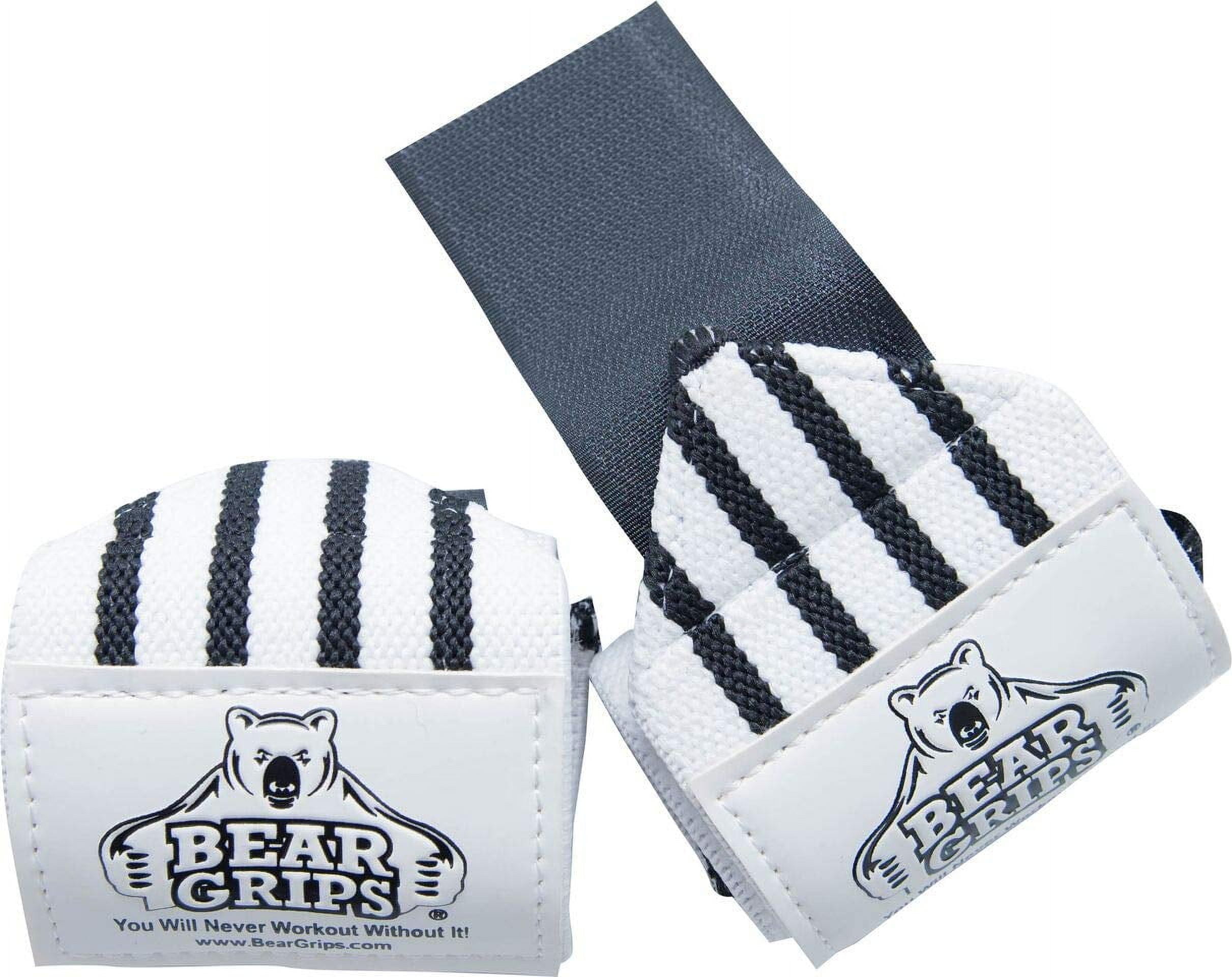 Bear Grips Extra Strength Weight Lifting Wrist Wraps | Wrist Straps for ...