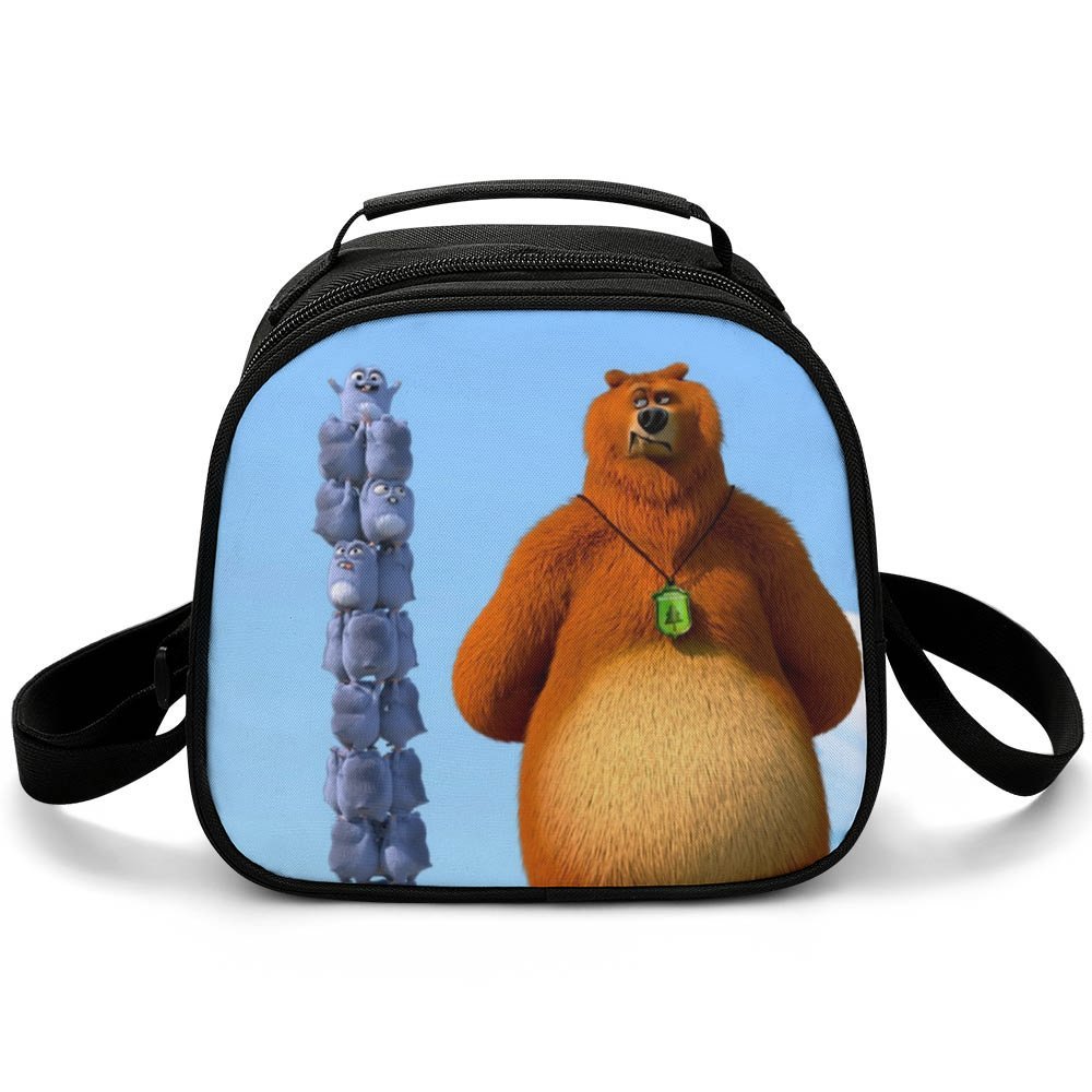 Bear Grizzy & The Lemmings Insulated Lunch Bag Portable Lunch Box ...