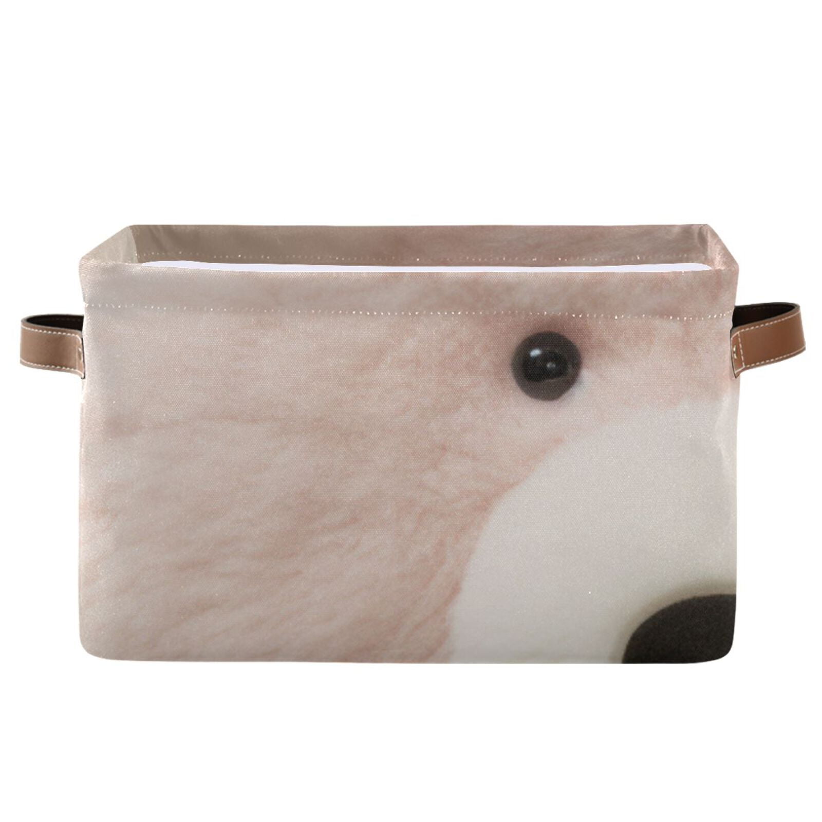 Bear Head Pink Storage Bins Baskets With Handles Storage Box Clothes ...