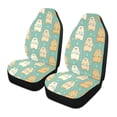 Bear Heart Pattern Car Seat Covers Front Seats Universal Fit for Sedan ...