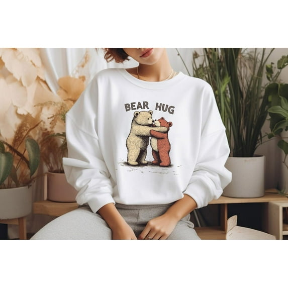Bear Hug Hoodie, Bear Hugger Shirt, Cute Valentine's Day , Animal ...