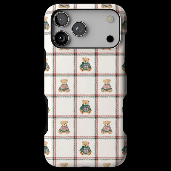 Bear Hugs Teddy Squares Phone Case 17 16 15 14 13 12 11 Pro Max ...