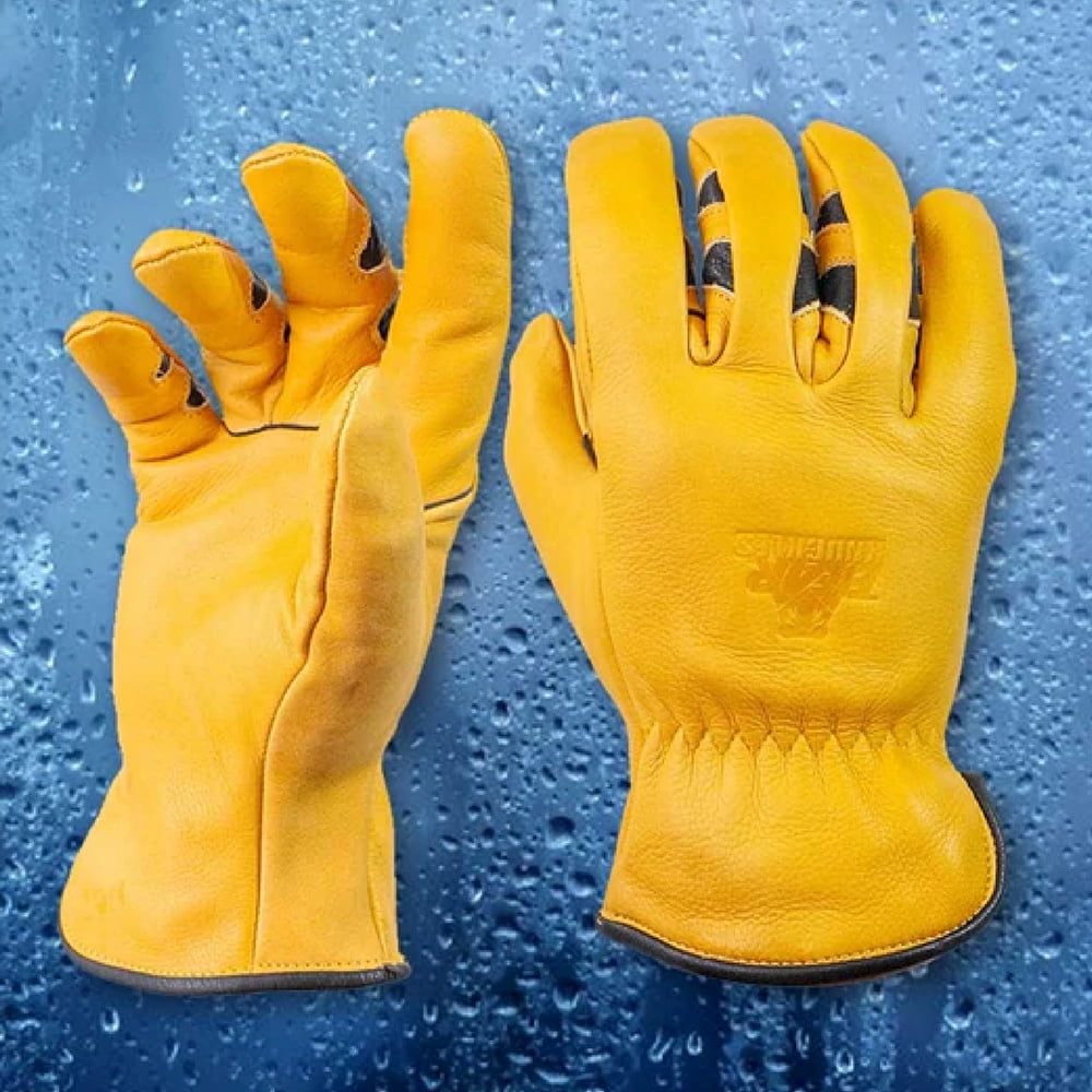 Bear Knuckles Water Resistant Cowhide Leather Driver Work Gloves D357 ...