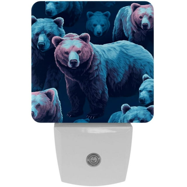 Bear LED Square Night Lights: Compact and Energy-Efficient Illumination ...