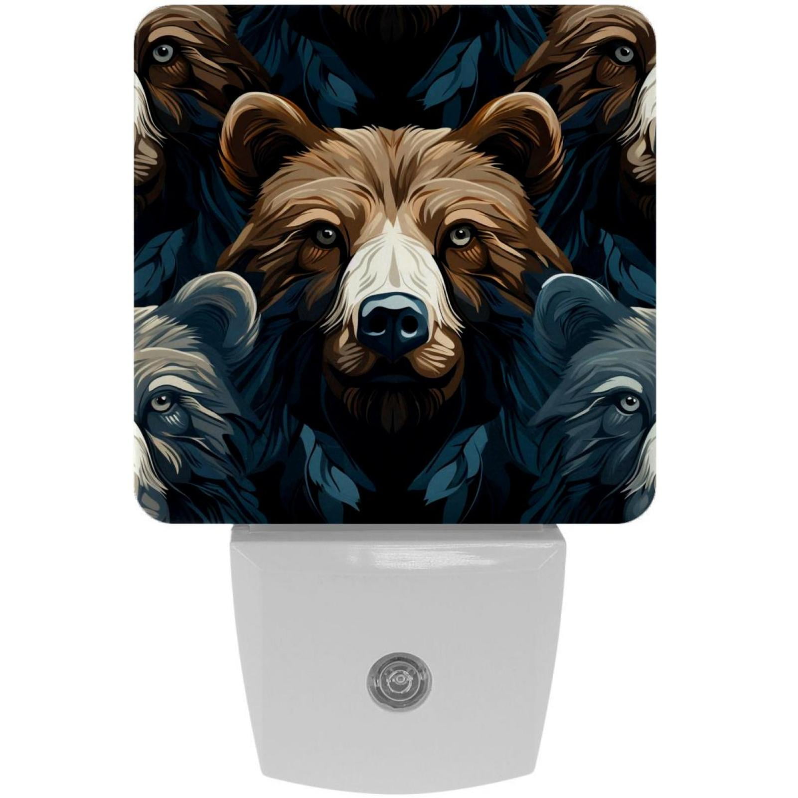 Bear LED Square Night Lights - Compact and Multifunctional Illumination ...