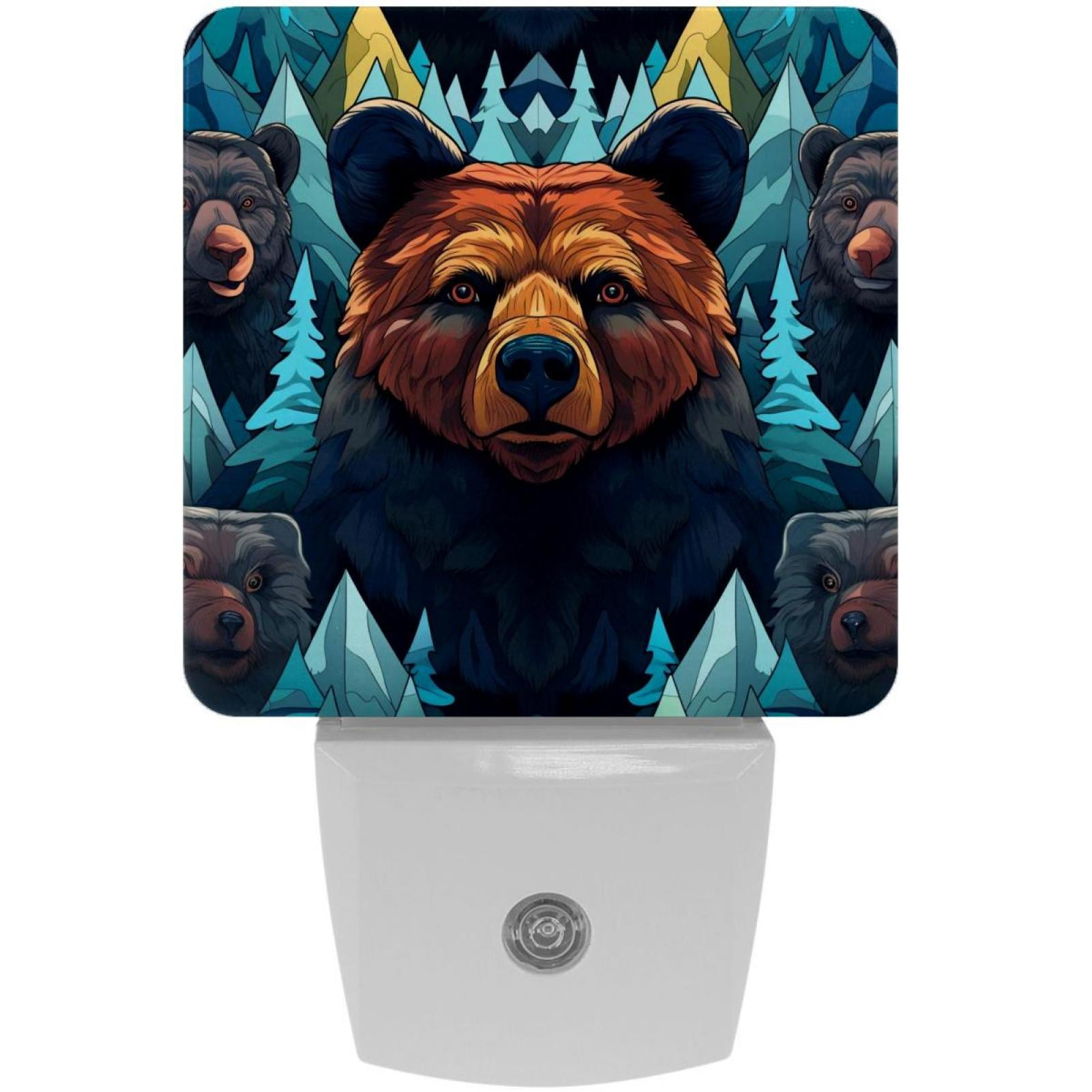 Bear LED Square Night Lights - Energy Efficient & Elegant Decorative ...