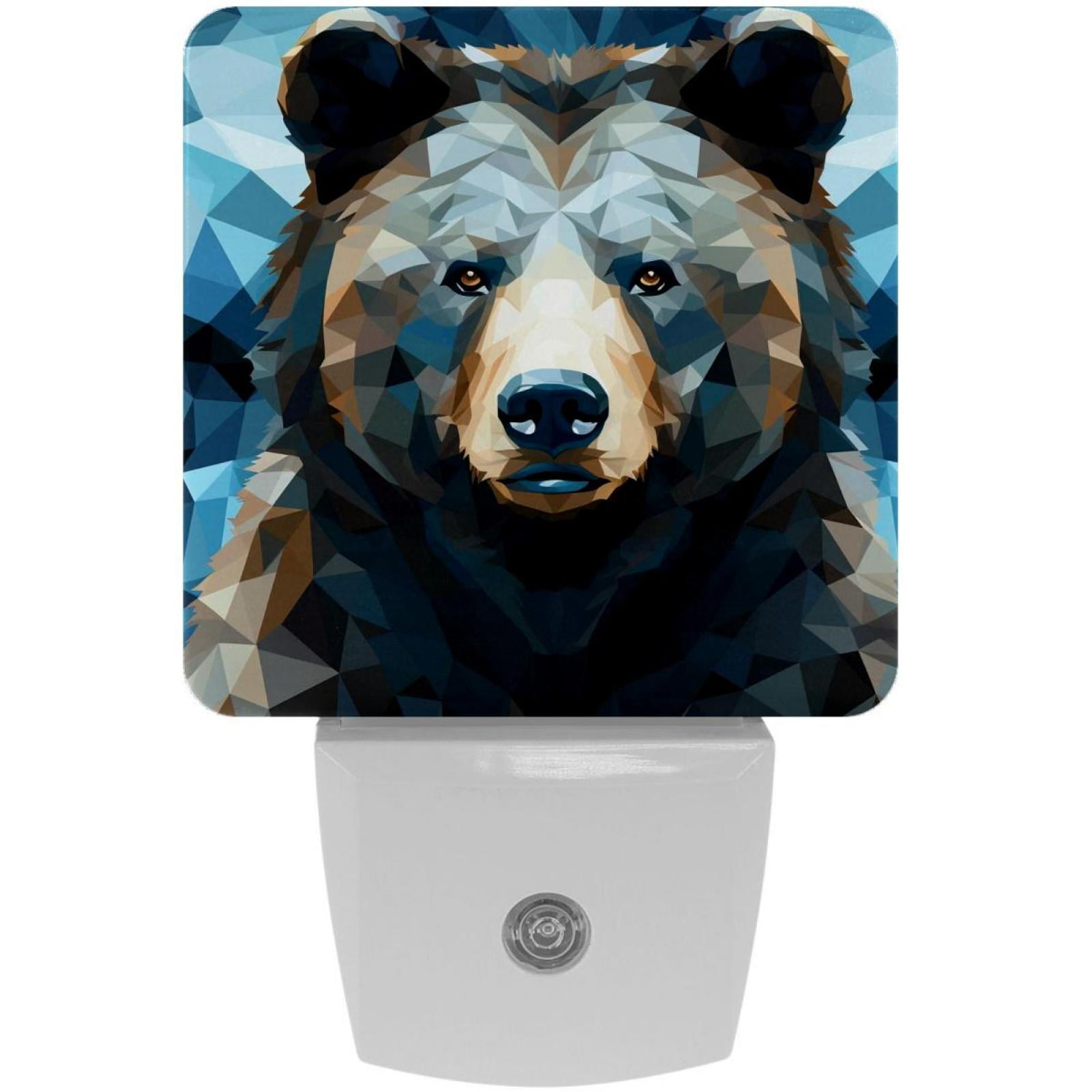 Bear LED Square Night Lights - Modern Design, Energy Efficient Indoor ...