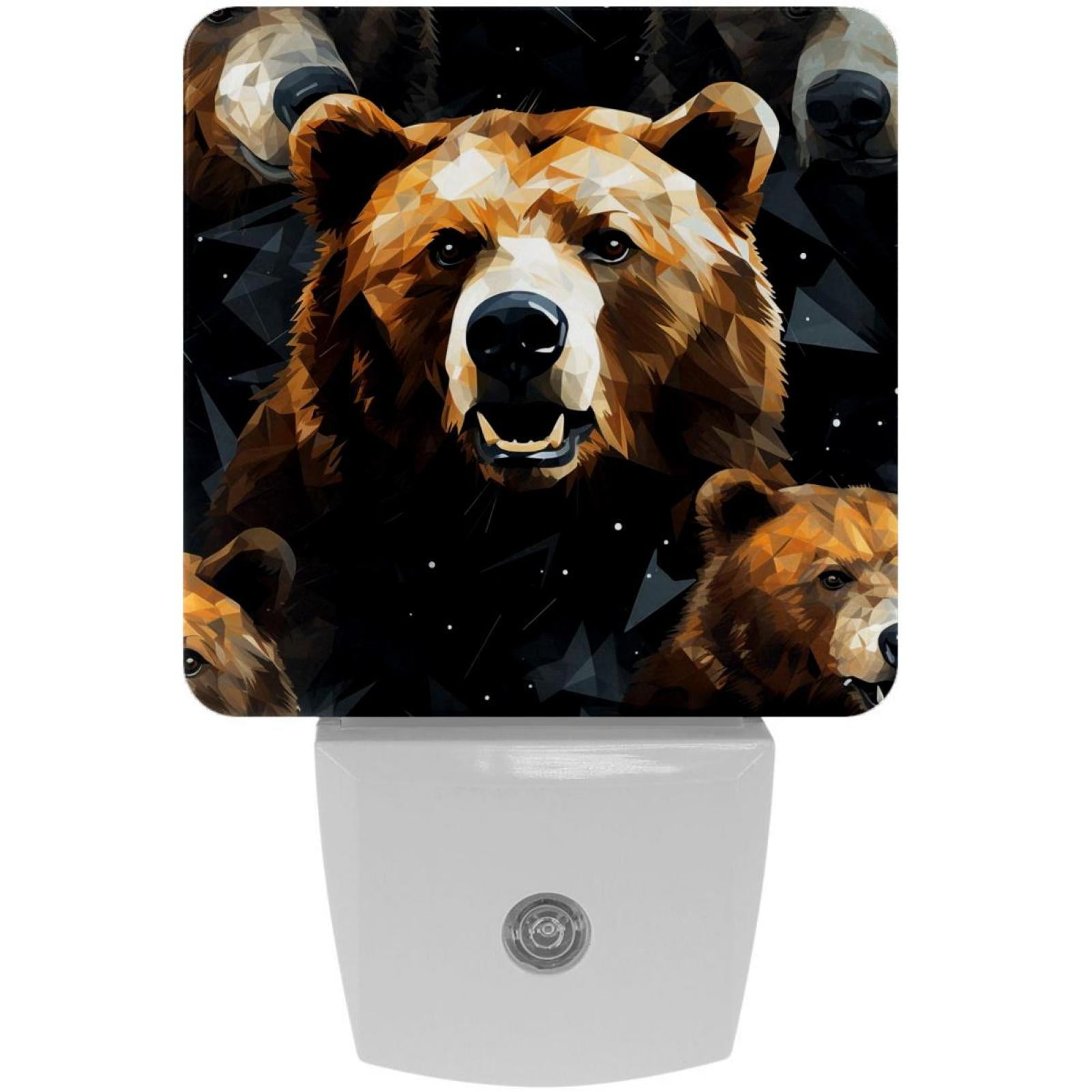 Bear LED Square Night Lights - Small and Bright Illumination for Your ...
