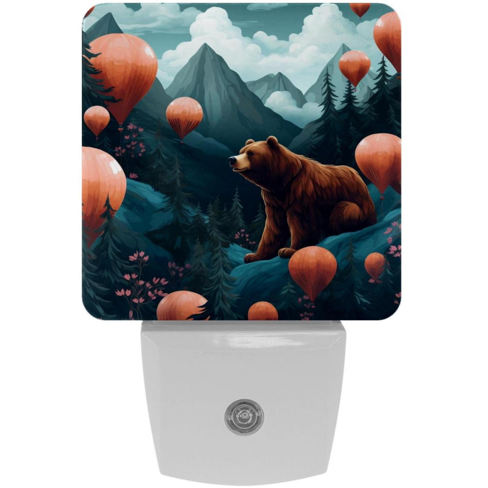 Bear LED Square Night Lights - Stylish and Energy-Efficient Room ...