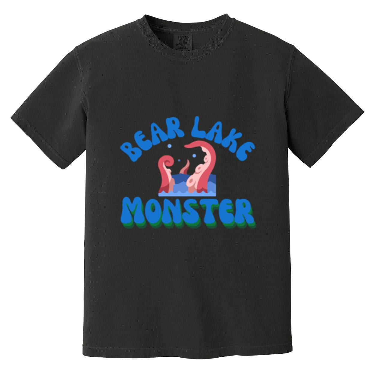 Bear Lake Monster Utah Cryptid Folklore Legend Lake Local Myth Creature Comfort Color T-Shirt ...