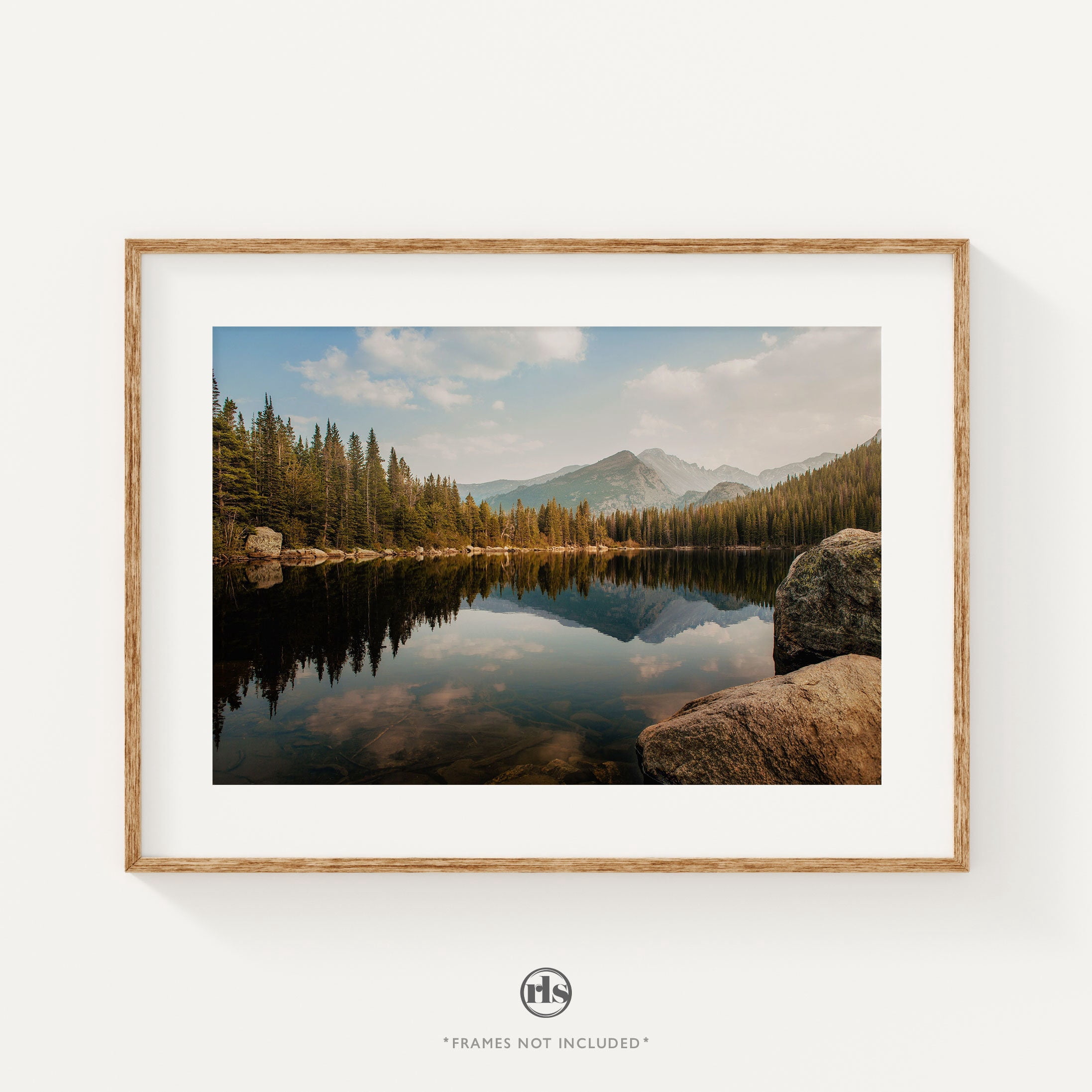Bear Lake Sunset Photo Poster Rocky Mountain National Park Wall Art ...