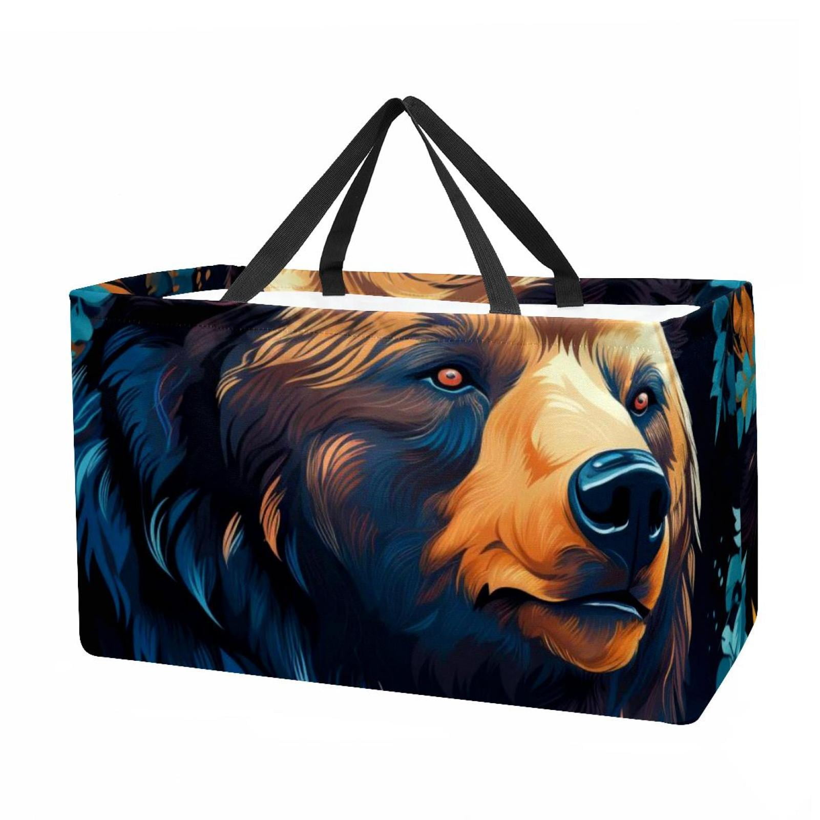 Bear Large Capacity Reusable Foldable Oxford Cloth Storage Bins ...