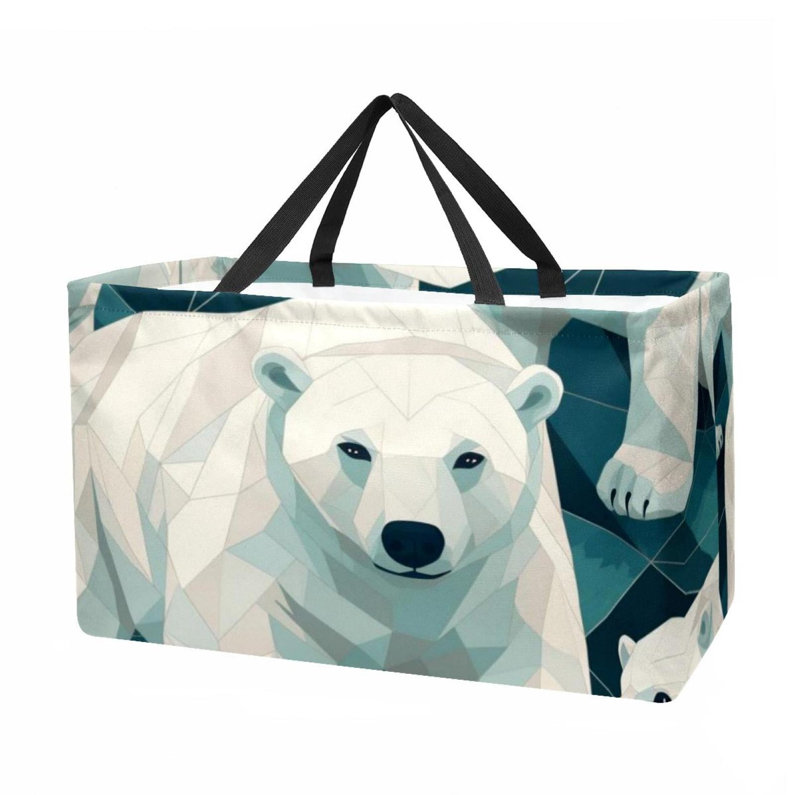 Bear Large Capacity Reusable Foldable Oxford Cloth Storage Bins ...